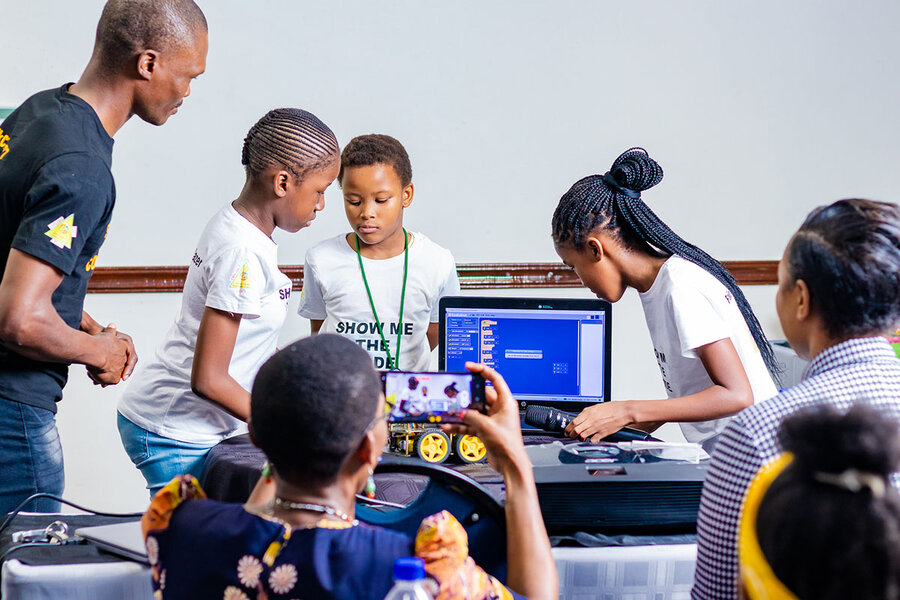Teaching girls to code tech in Eswatini - CSMonitor.com